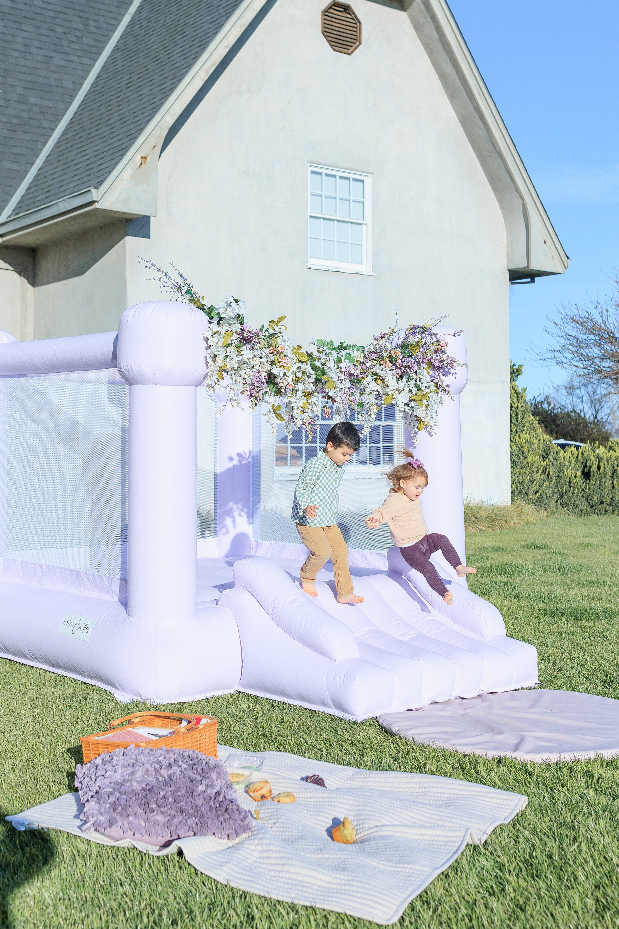 Mini Lila - Pastel Purple Bounce House – Mini Castles