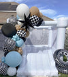 Mini Leo - Muted Blue Bounce House – Mini Castles